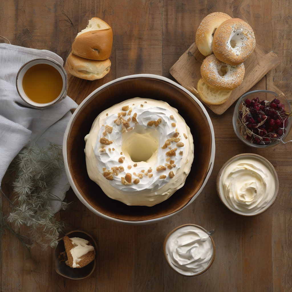 Bagel with Cream Cheese Recipe: Softly Toasted and Richly Spread ...