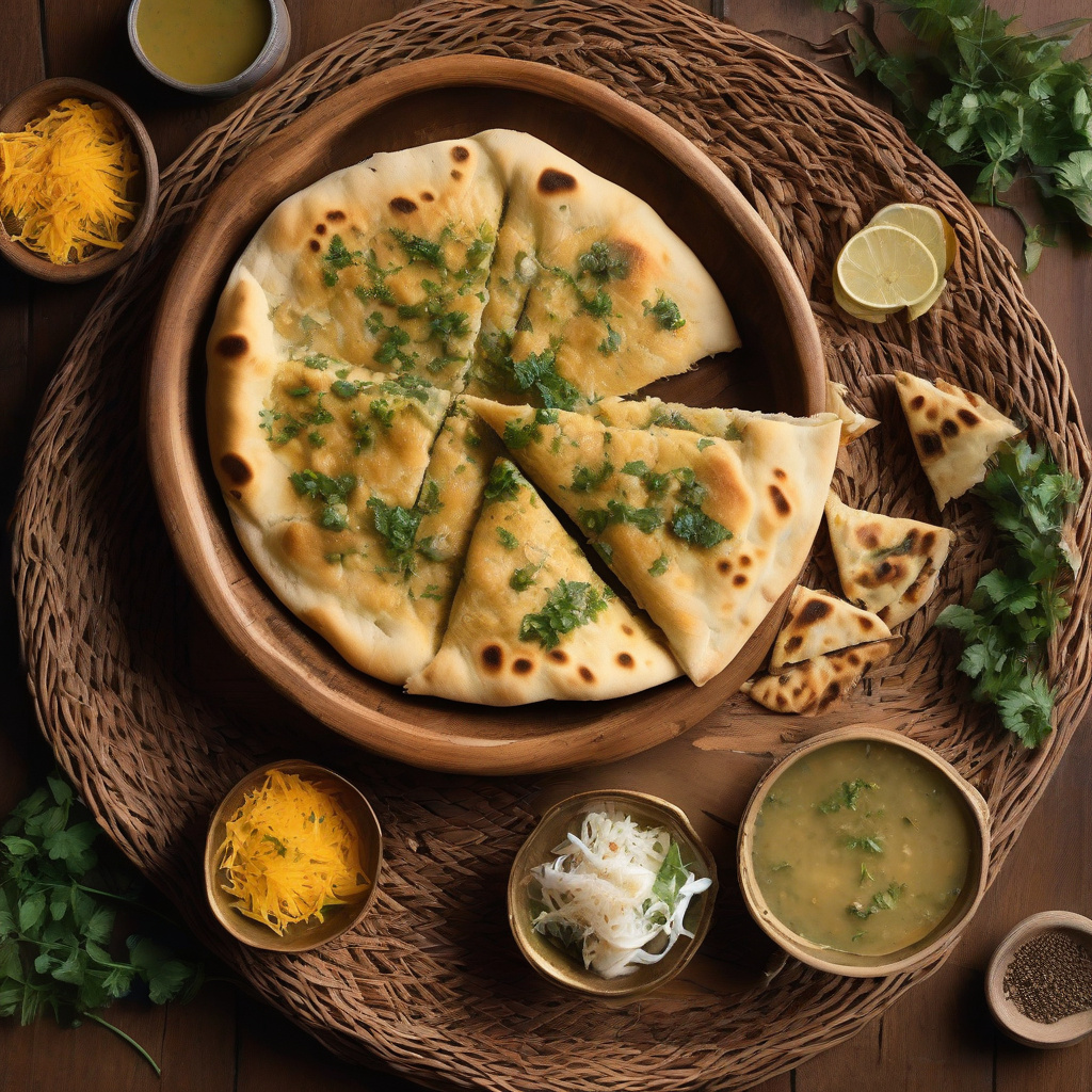Garlic Cheese Naan Recipe: Flaky, Buttery Goodness in Minutes - Nommy ...